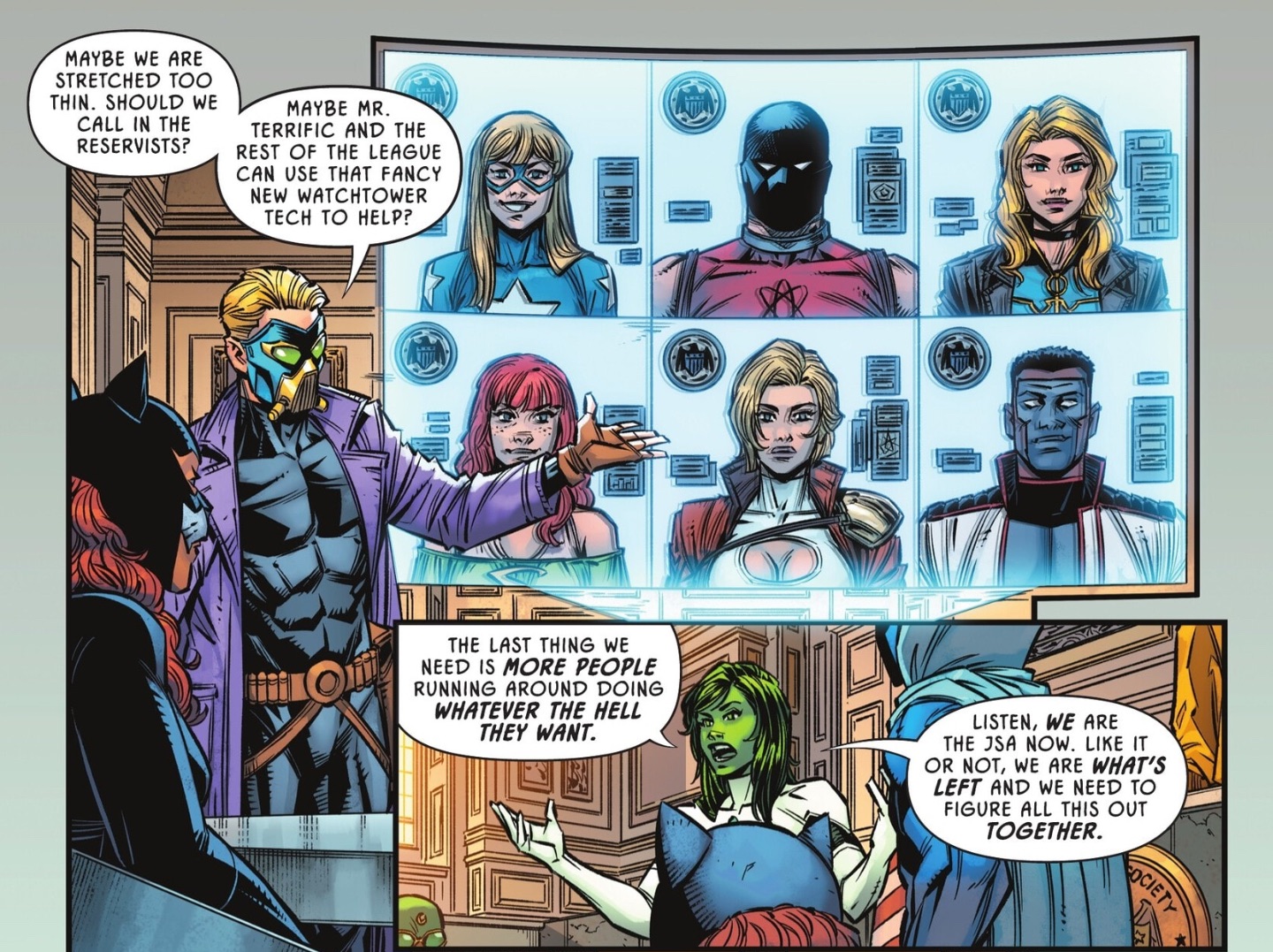 JSA #1 review – Too Dangerous For a Girl 2